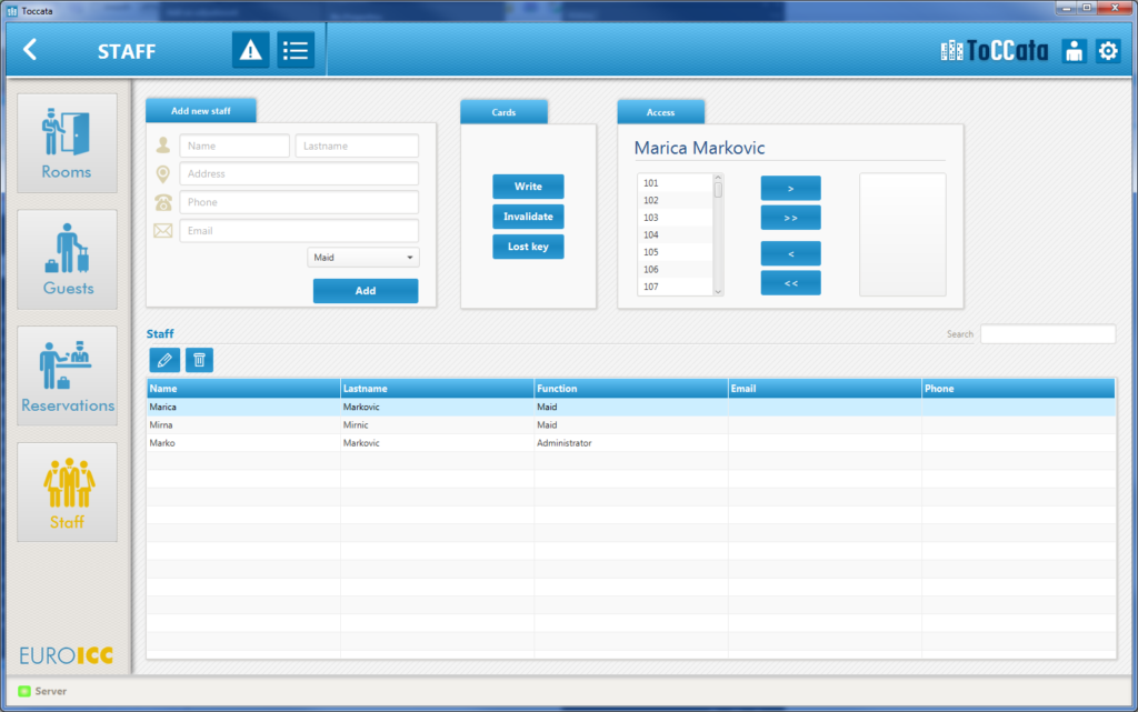 Guest Room Management System – Euroicc Toccata – Hotel Management ...